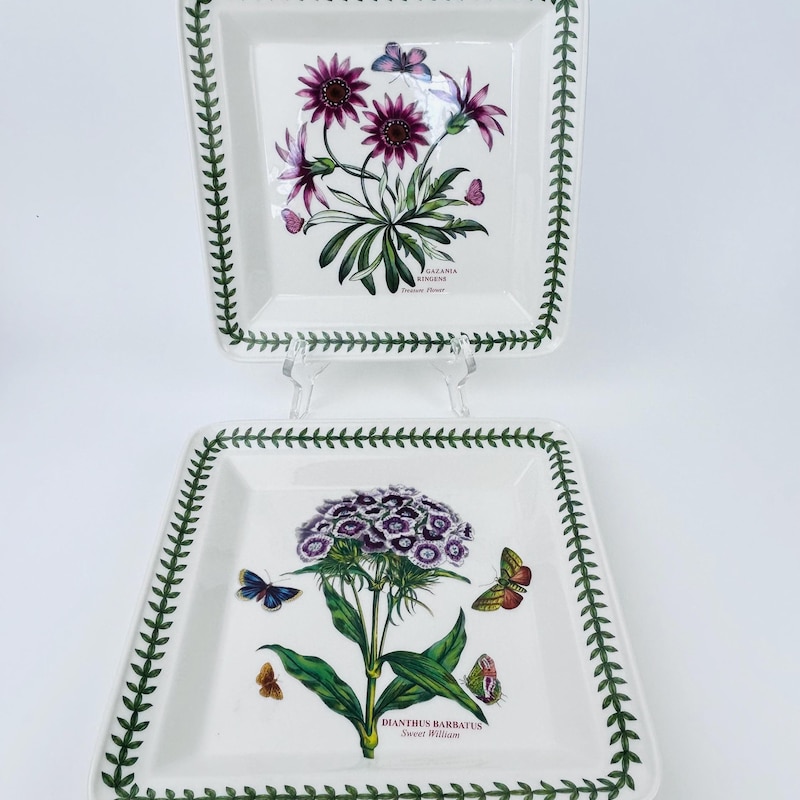 Botanical Plates - Etsy