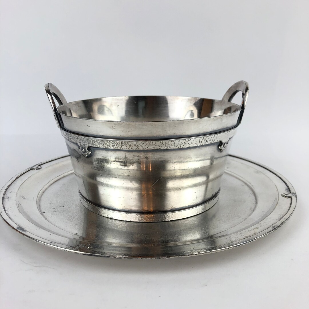 Antique Wilcox Silverplate Ice Bucket With Serving Plate - Etsy