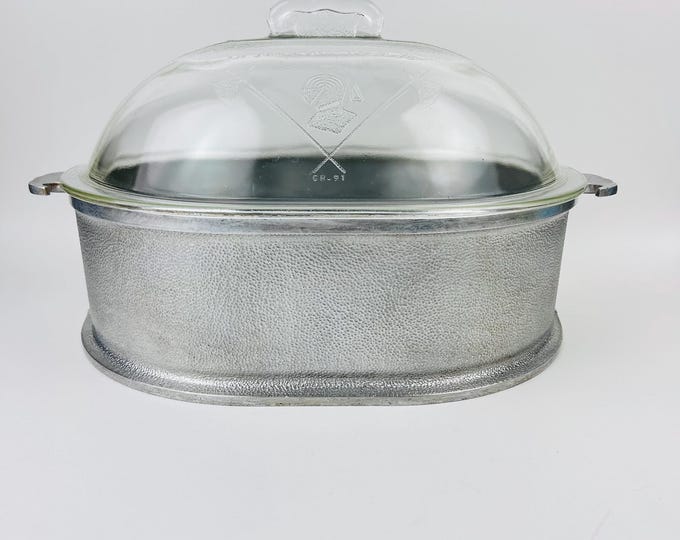 Vintage 1940s Guardian Service Aluminum Cookware Tureen Dutch Oven Oval ...