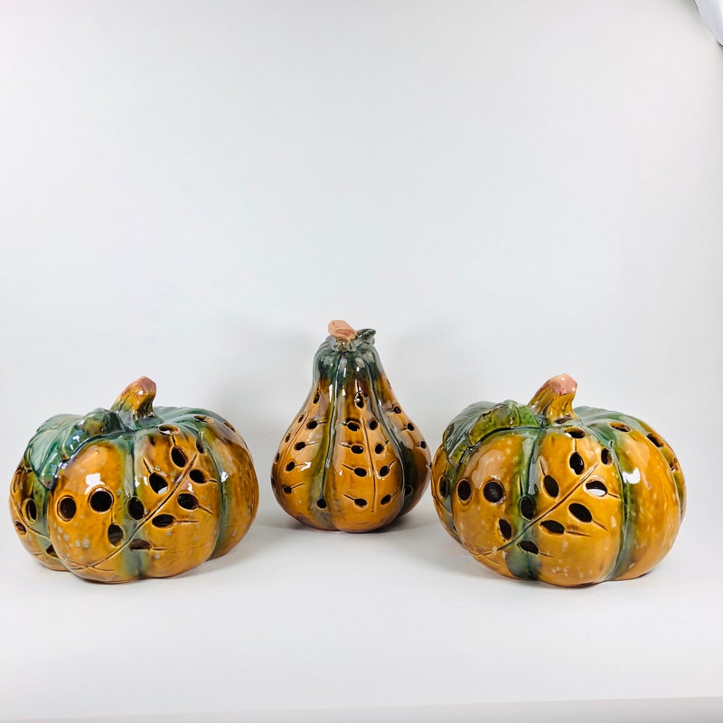 Ceramic Pumpkin - Etsy