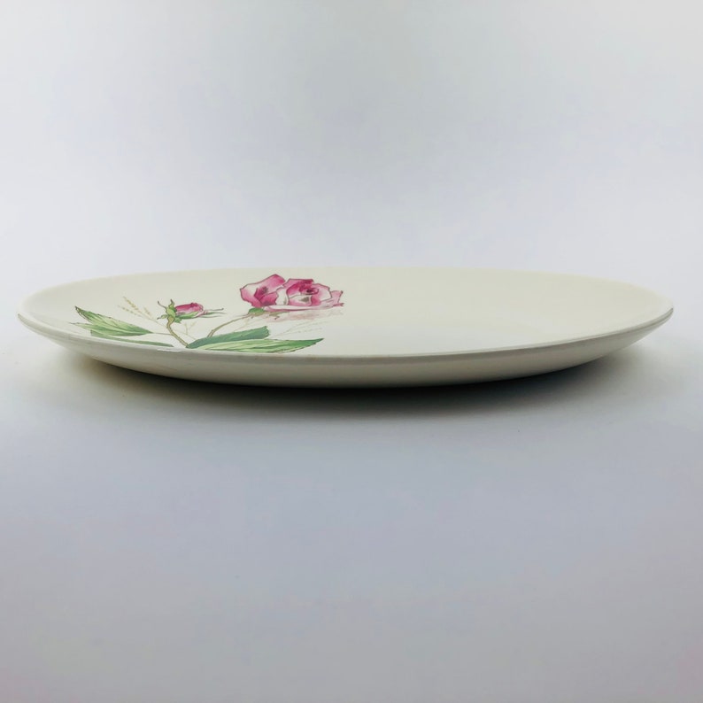Vintage Tea Rose China by Edwin Knowles Large Oval Serving - Etsy