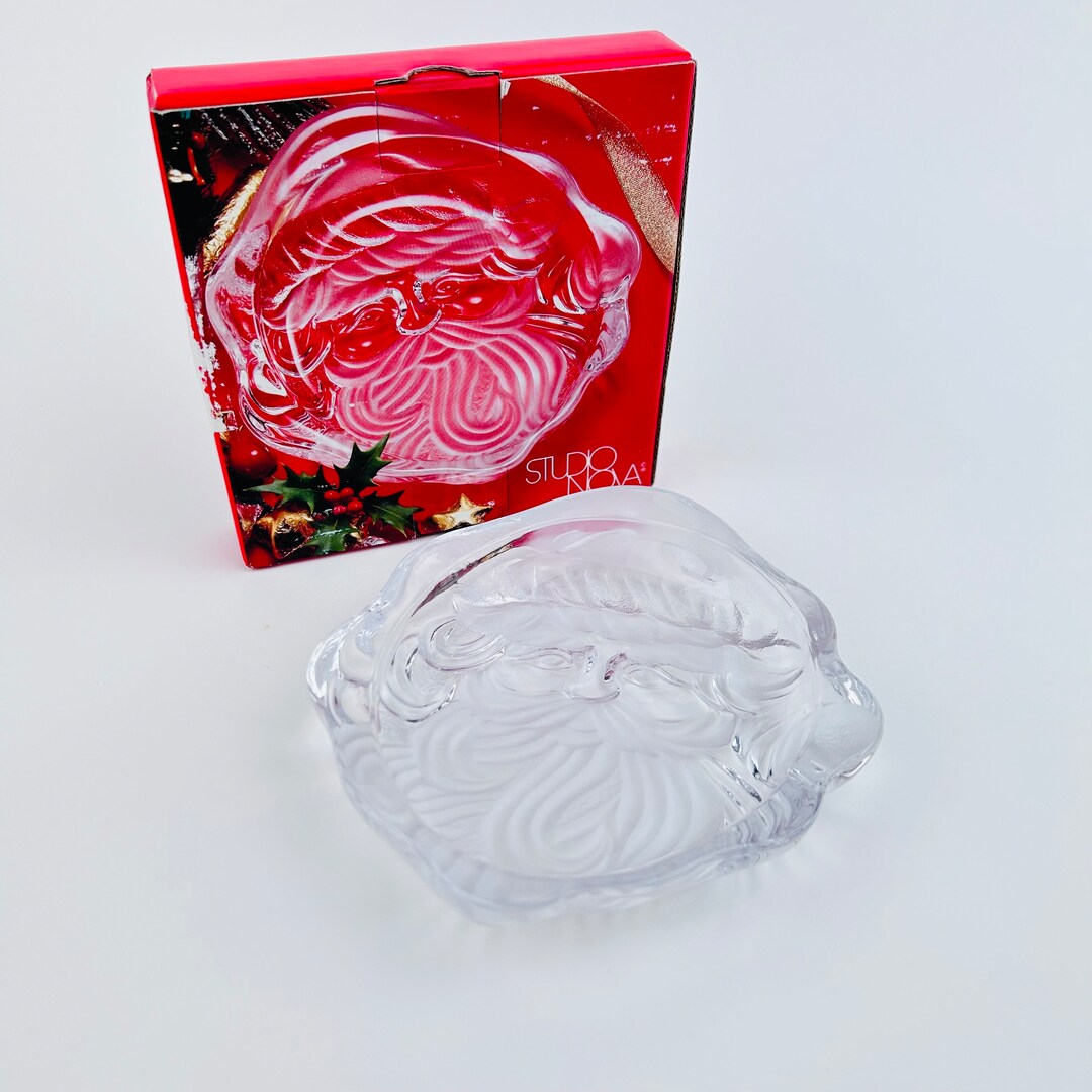 Vintage Christmas Studio Nova Crystal Christmas Santa Sweet Candy ...