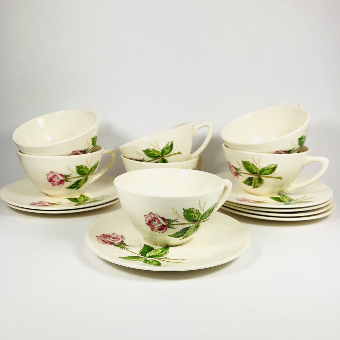 Vintage Tea Rose China by Edwin Knowles Tea Cup and Saucer Vintage ...