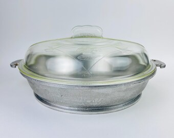 Vintage 1940s Guardian Service Aluminum Cookware Tureen Dutch Oven Oval ...