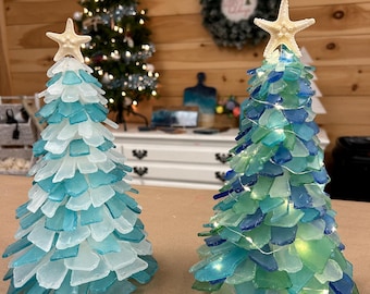 Grinch Sea Glass Tree DIY Kit - Etsy
