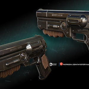 Fallout Brotherhood of Steel Squire 10mm Revolver on the Belt Holster ...