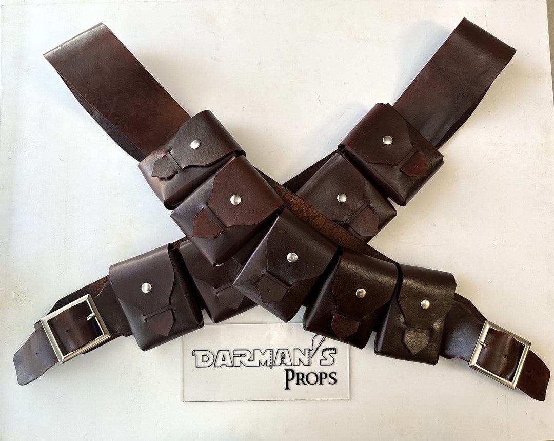 Sharad Hett Tusken Raider Double Bandolier Set and Waist Belt - Etsy
