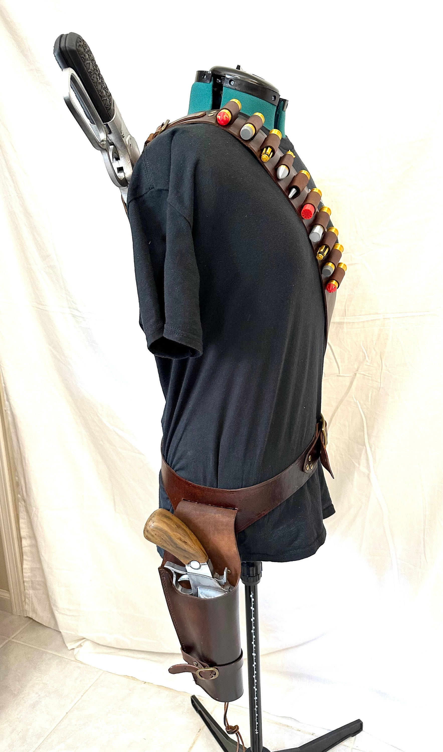 Fallout Cooper Howard Ghoul Cowboy Style Gun Belt, W/ Holster ...