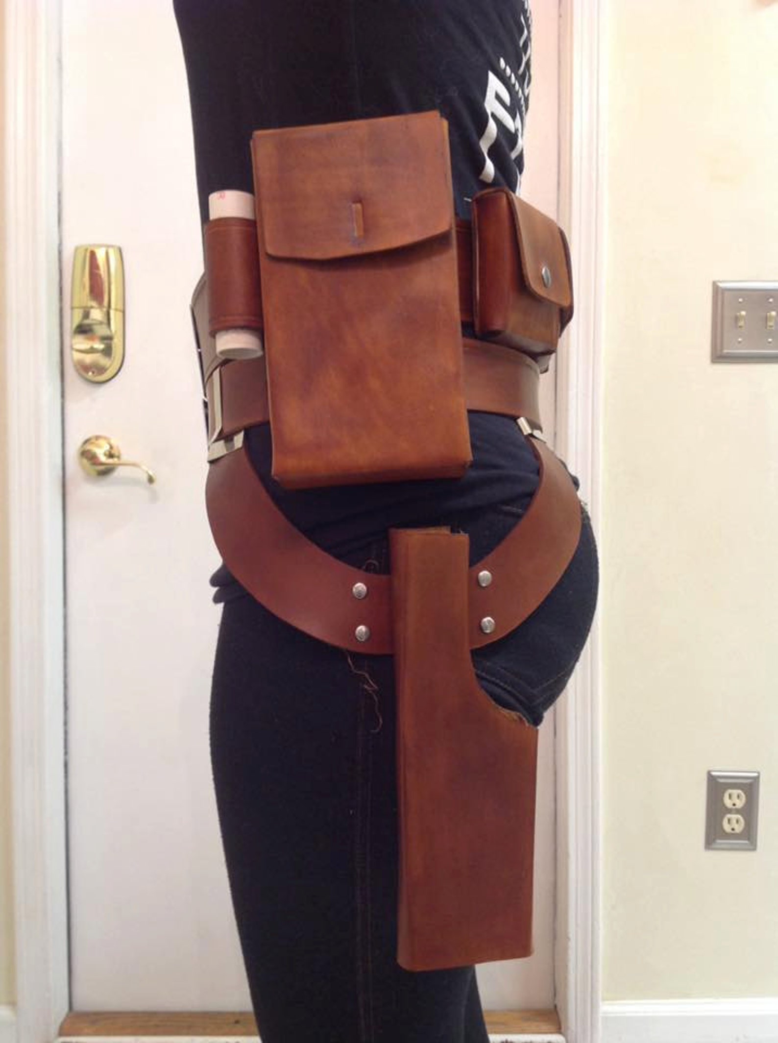 Sabine Wren Double Belt Rigs: 2 Holsters 5 Pouches and Comm - Etsy