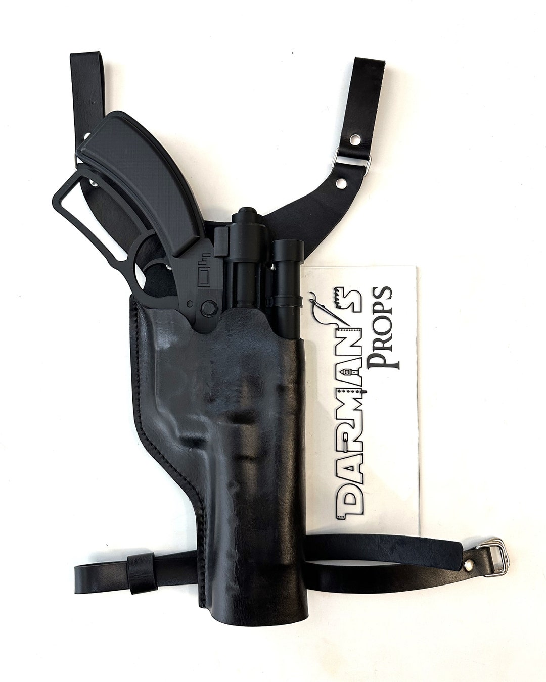 Merr-sonn CC21 Heavy Lever Action Blaster Y Drop Holster and Ammo Pouch ...