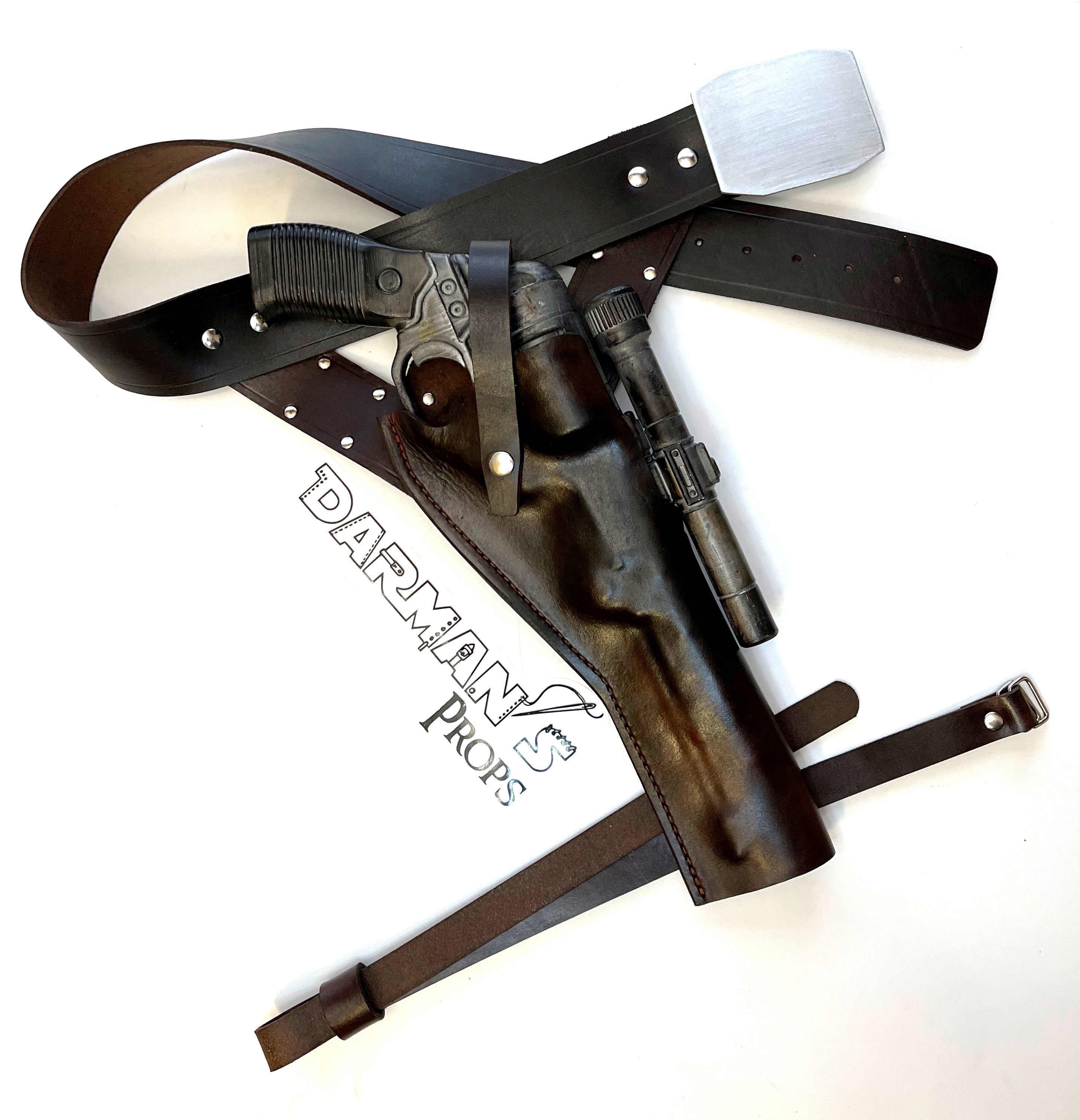 DE-10 Mandalorian Smuggler Belt & Holster Rig - Etsy
