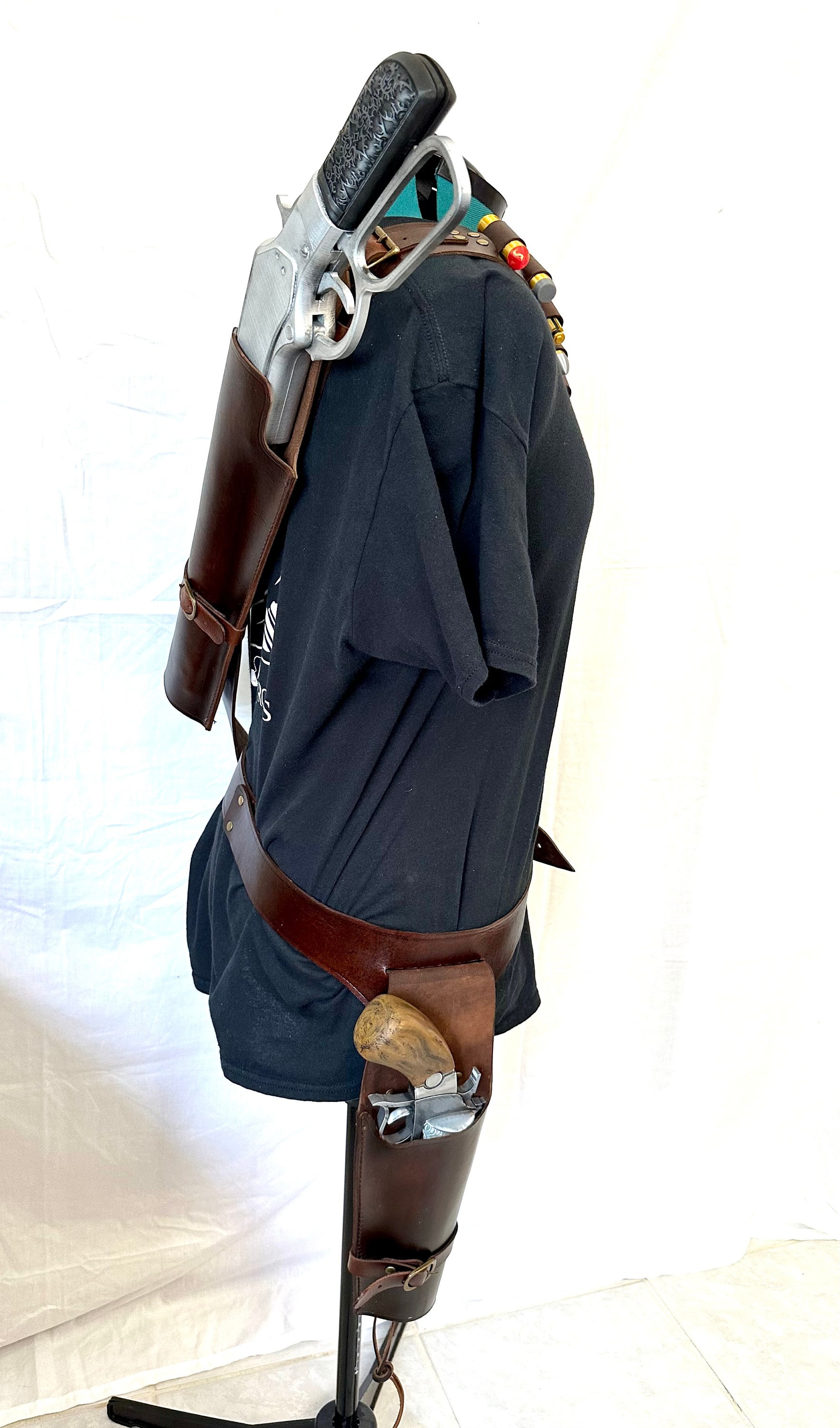 Fallout Cooper Howard Ghoul Cowboy Style Gun Belt, W/ Holster ...