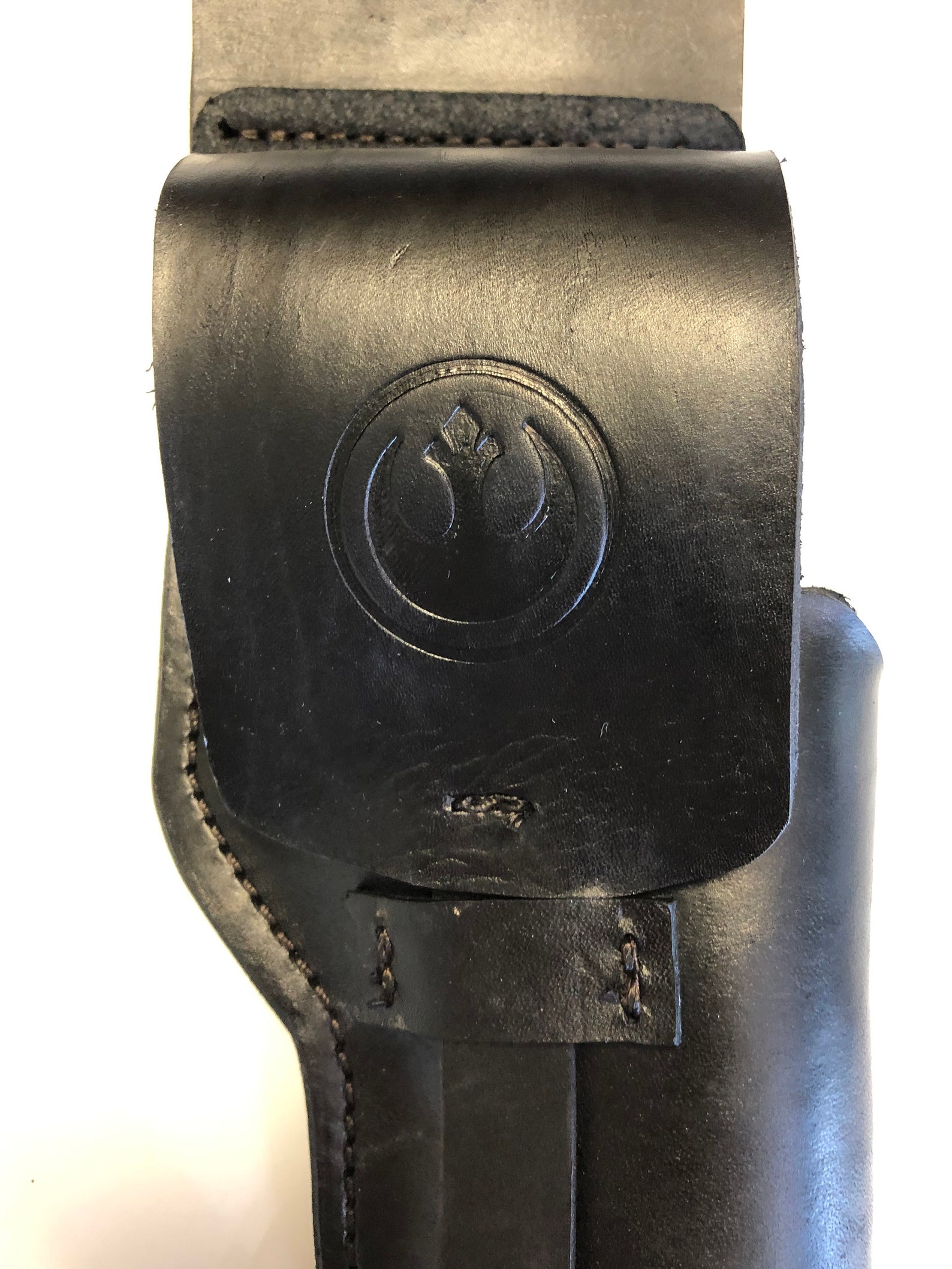 The Mandalorian Blaster Holster w/cover flap variant | Etsy