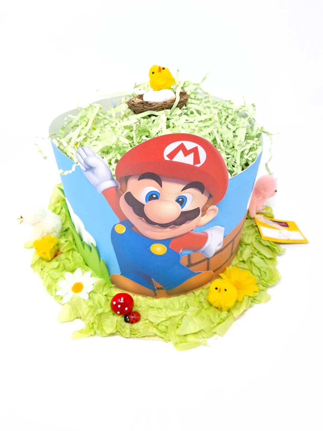 Easter Bonnet Hat Mario Luigi Yoshi Hat School Parades Egg - Etsy