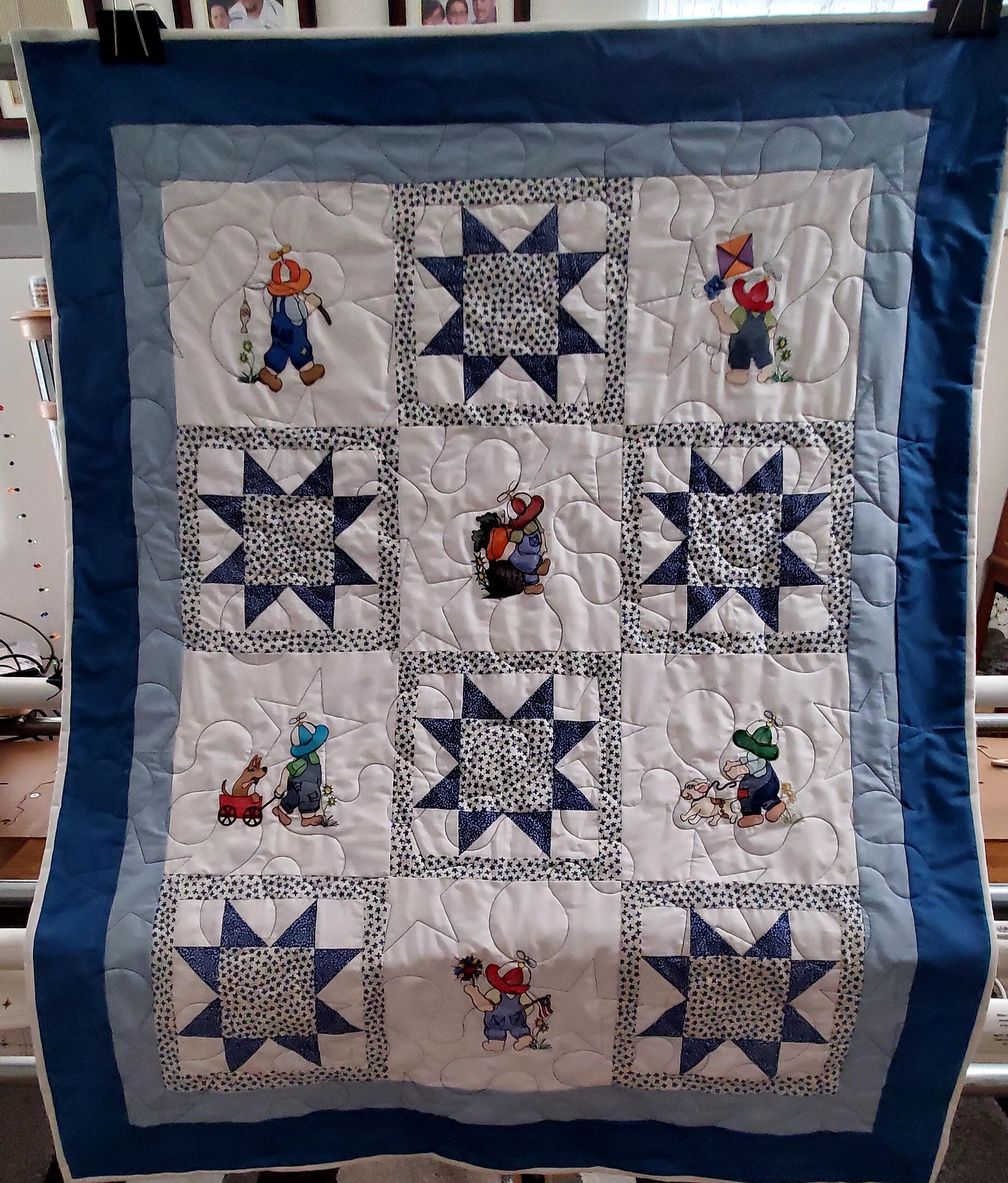 Sun Bonnet Sam Quilt - Etsy