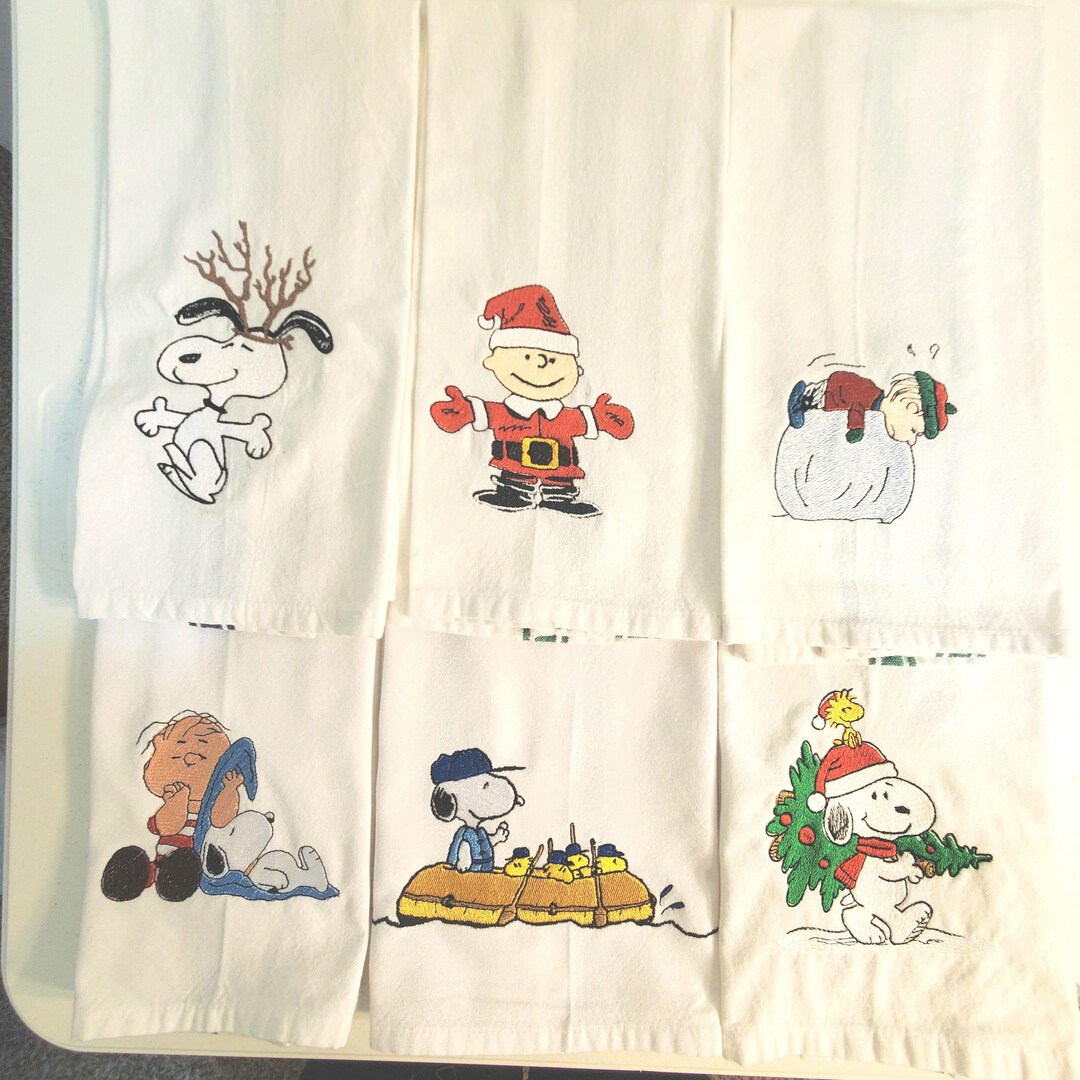 SNOOPY KITCHEN TOWEL - Etsy