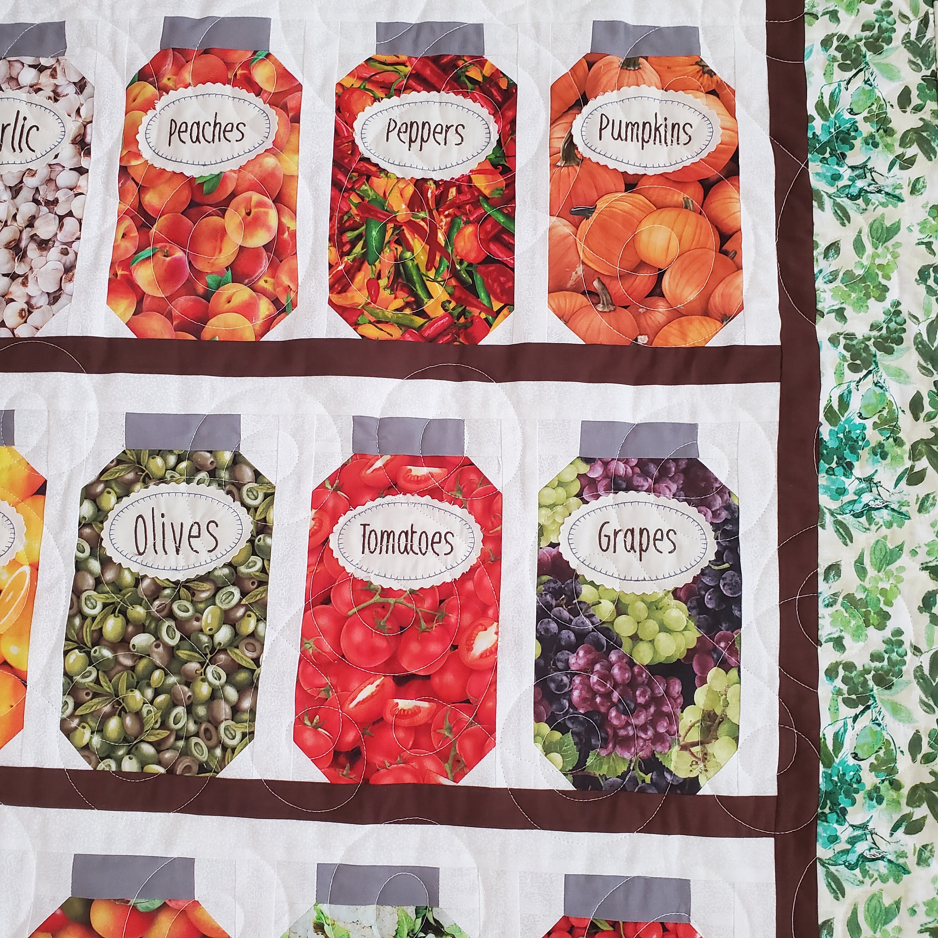 Jars of Veggies Quilt - Etsy