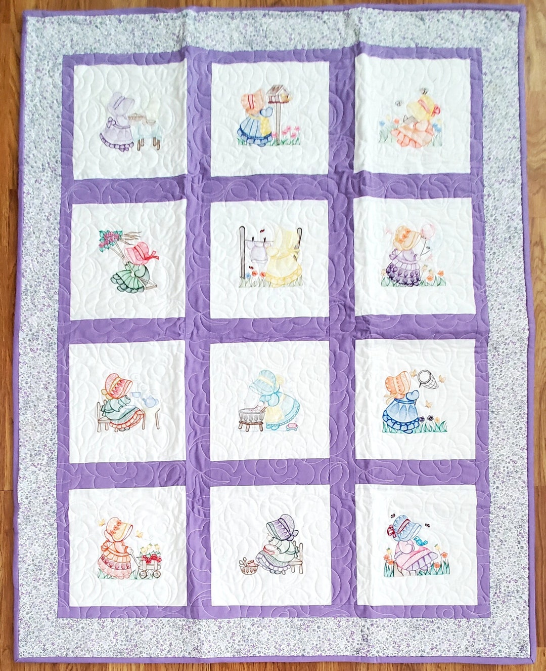 Sun Bonnet Sue Quilt - Etsy