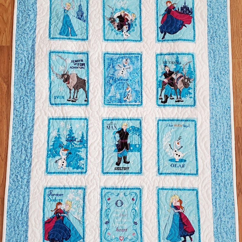 Frozen Quilt - Etsy