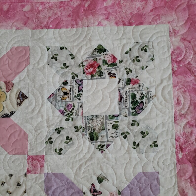 Pastel Prairie Flower Quilt - Etsy