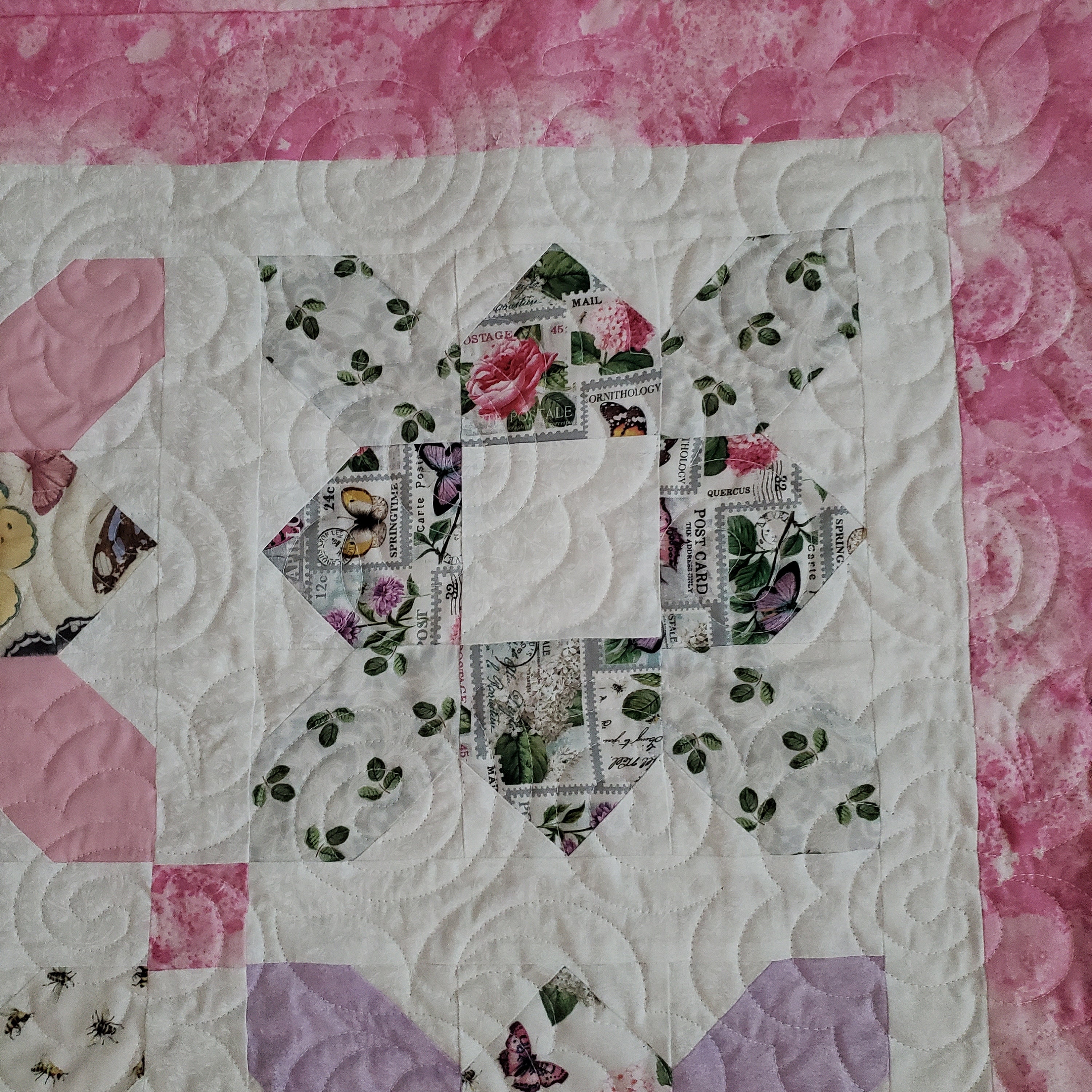 Pastel Prairie Flower Quilt - Etsy