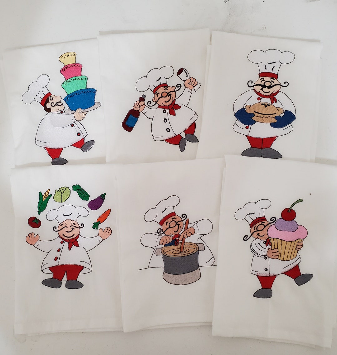CHEFS KITCHEN TOWELS - Etsy