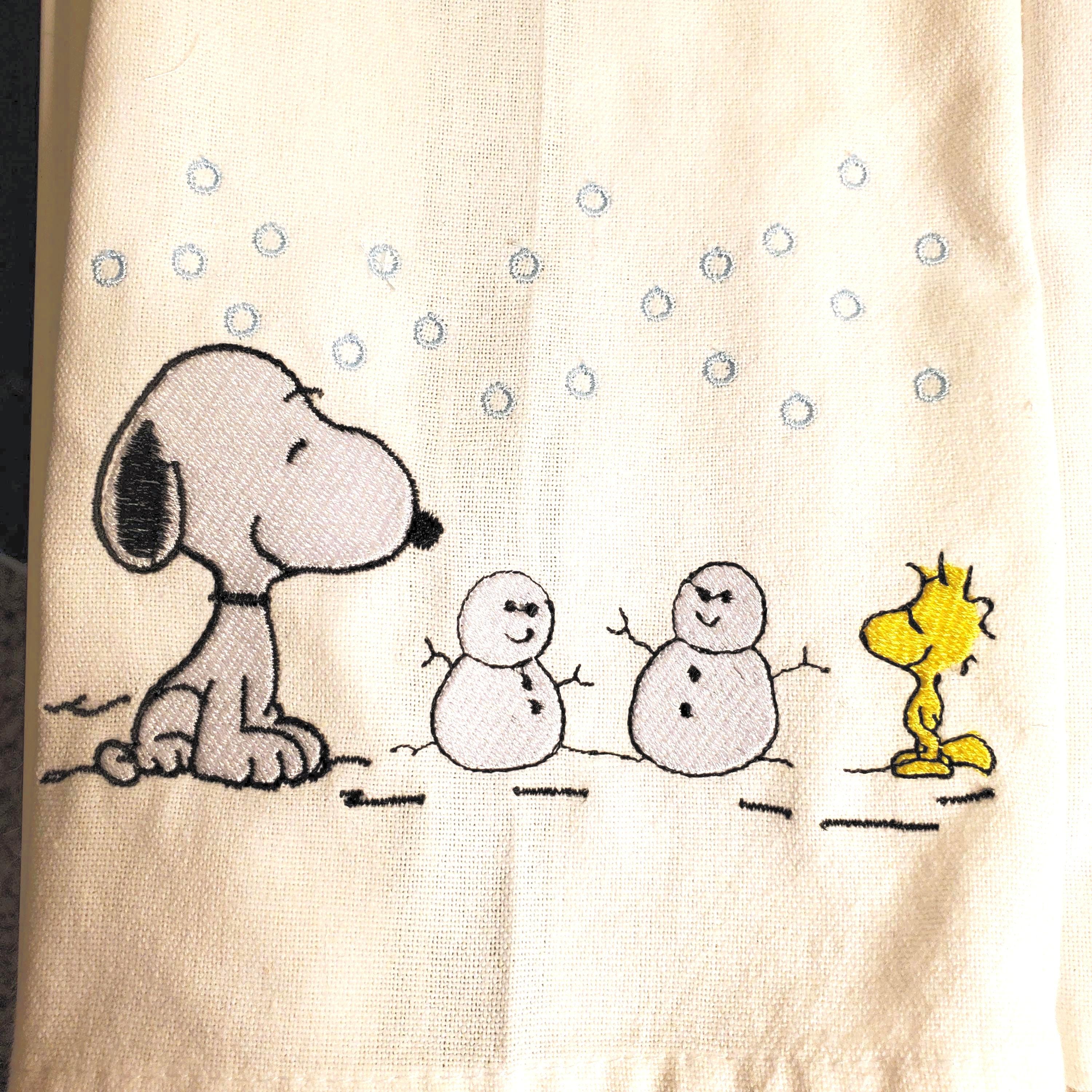SNOOPY KITCHEN TOWEL - Etsy