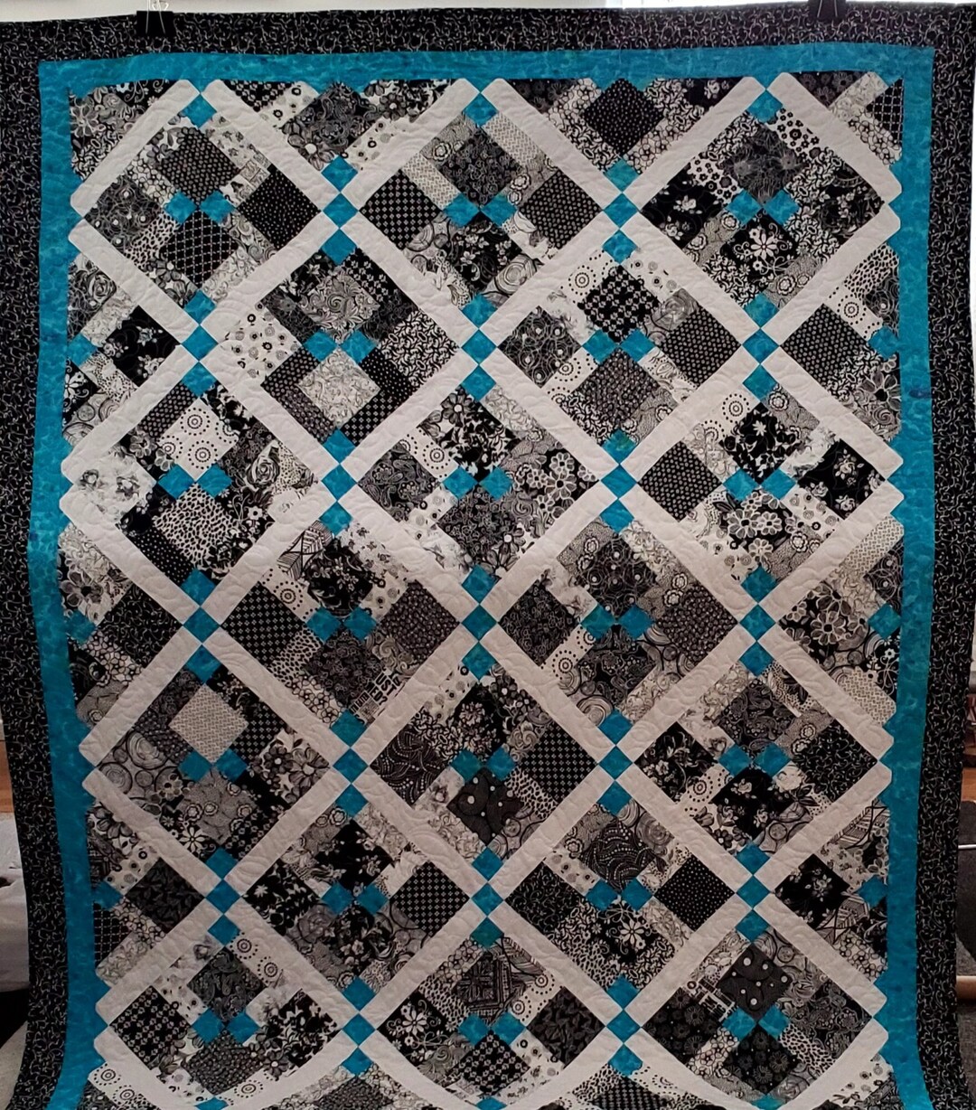 Disappearing Nine Patch Quilt - Etsy