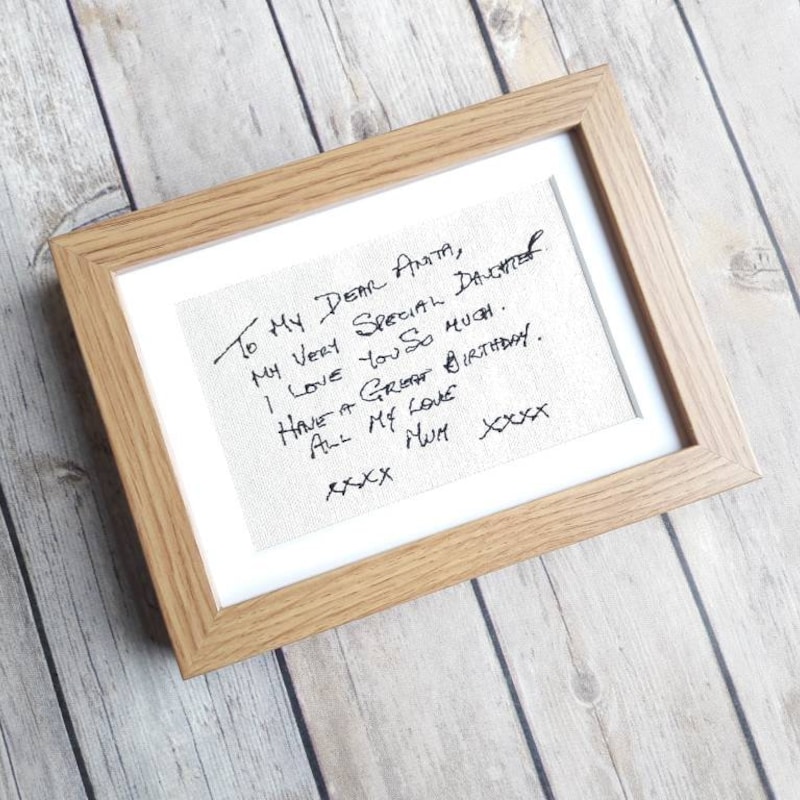 Handwriting Frame - Etsy UK