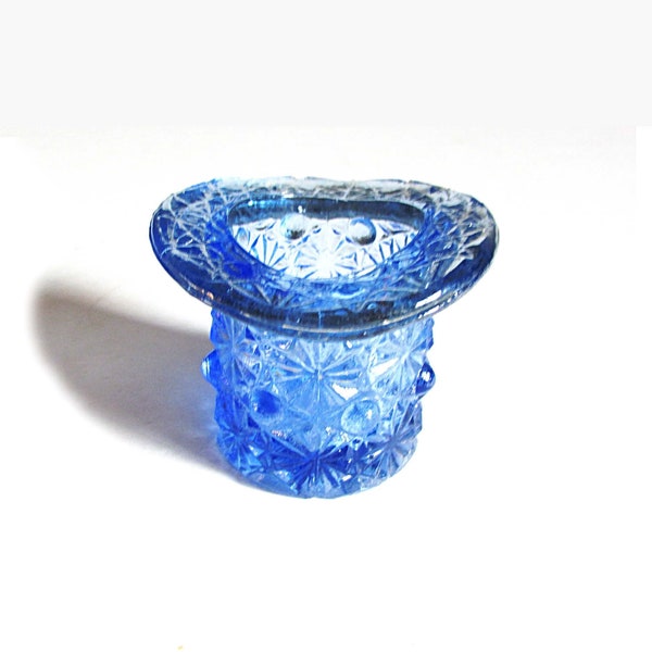 Royal Blue Glass Hat - Etsy