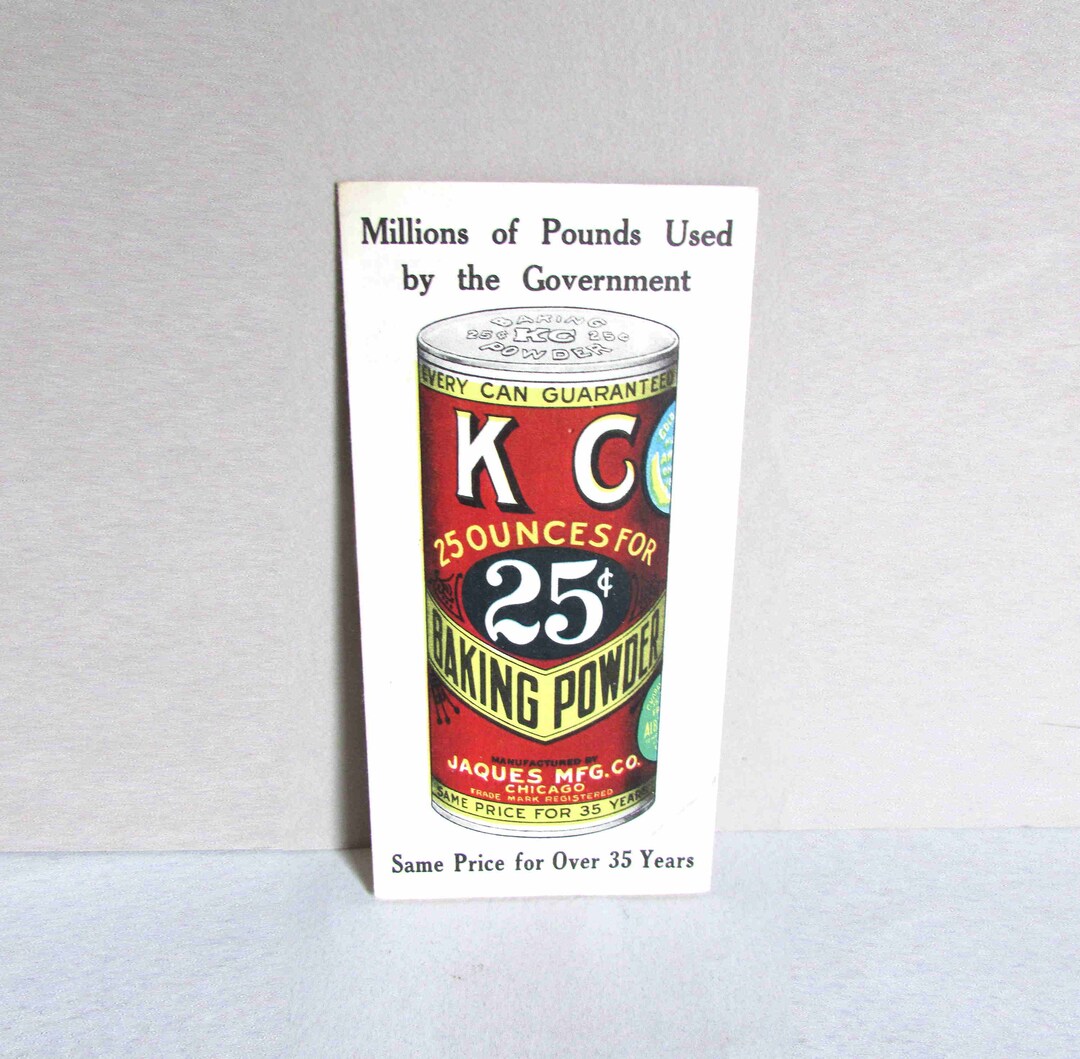 Vintage 1930s KC Baking Powder Advertisement Pamphlet Illustrated ...