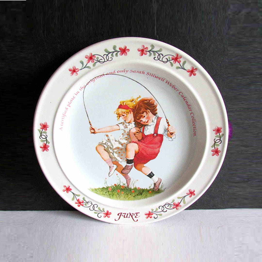 1984 Newell Pottery Sarah Stilwell Weber, Calendar Girls Series ...