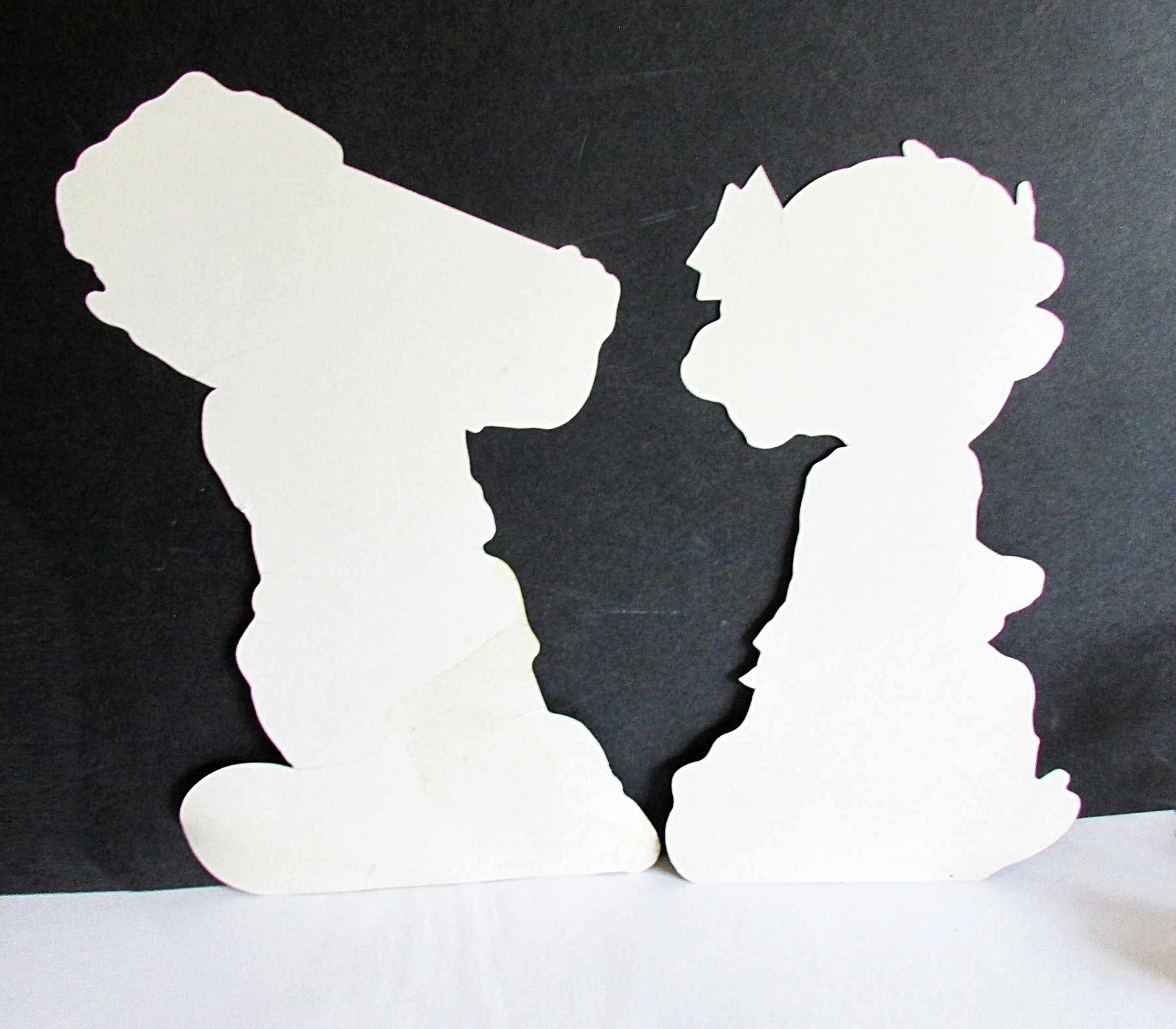 Two 1980s CAMPBELL'S KIDS Advert Signs Cardboard Die Cut Litho Cutouts ...