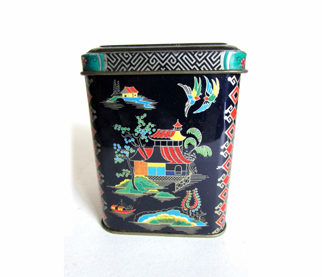 1970s Daher Designed, Made in England, Gaudy Willow Pattern, Hinged ...