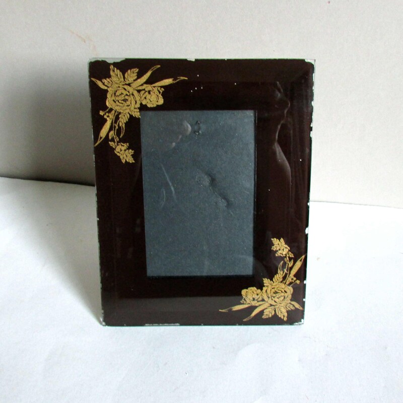 Beveled Glass Picture Frame - Etsy