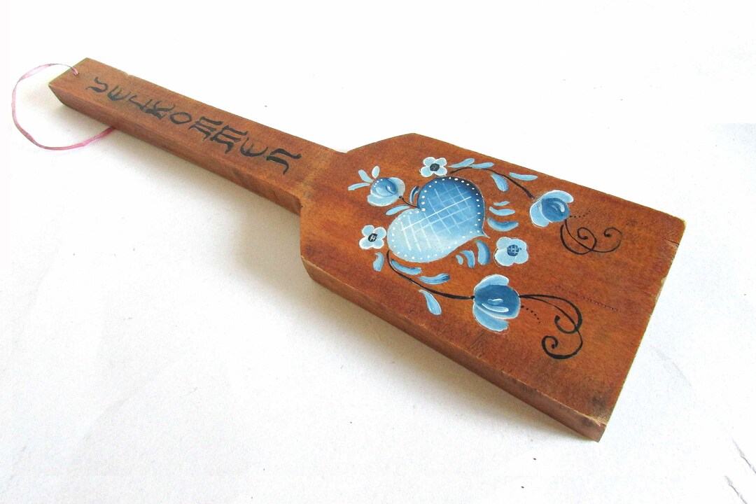 Solid Wood, Rosemal Hand Painted, Velkommen Welcome Sign Wall Plaque ...