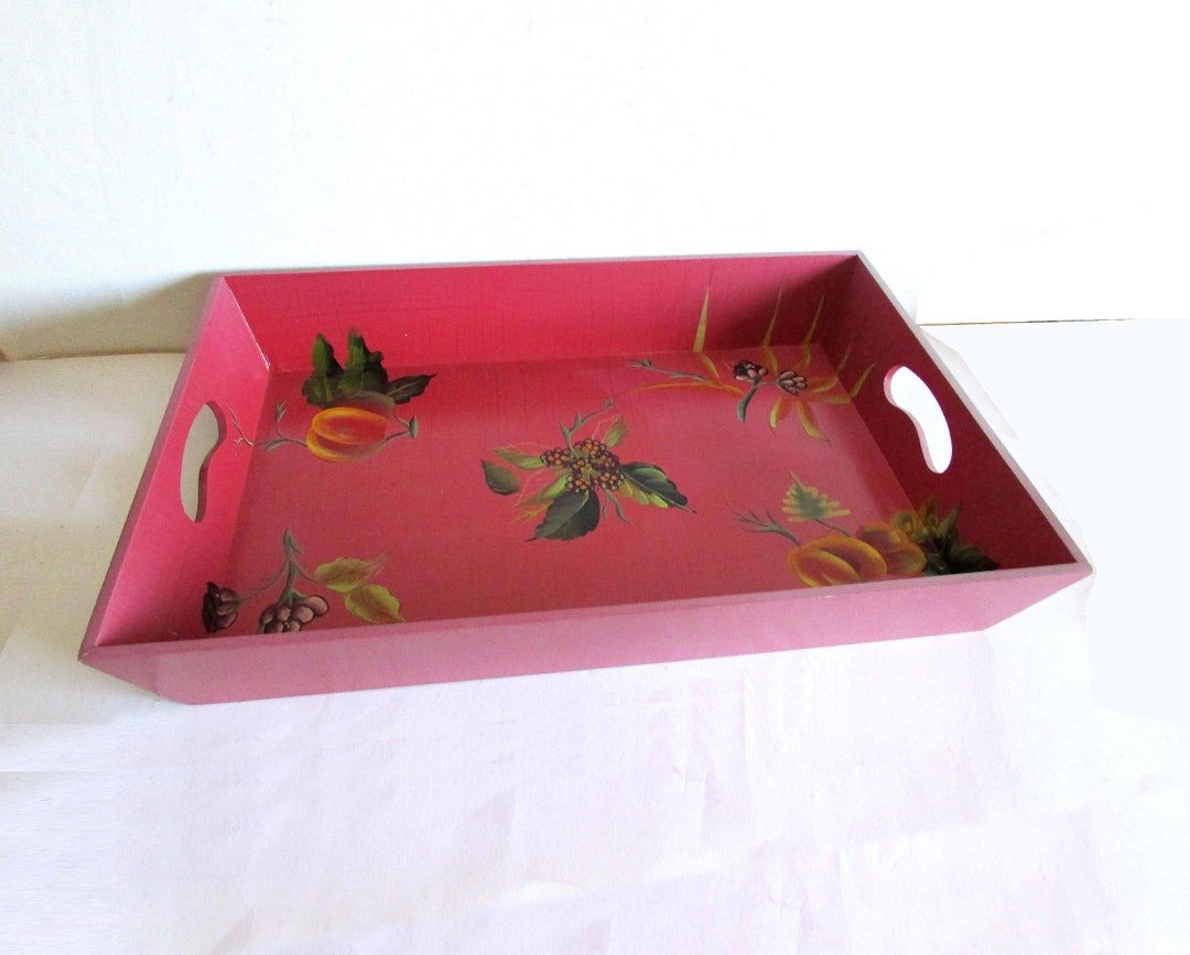 Octavia Collection Tracy Porter Design Wood Dining Serving Tray Fruit ...