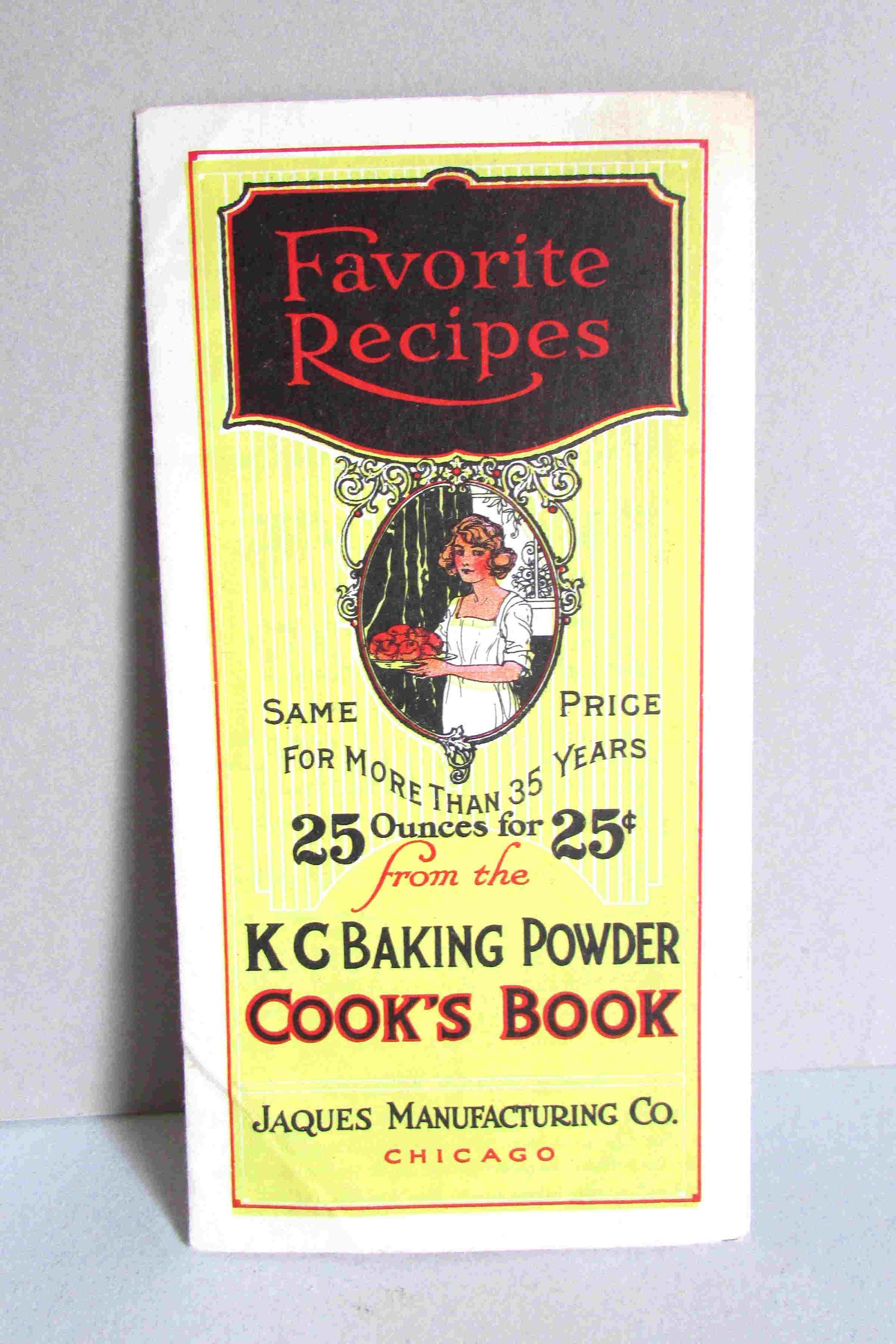 Vintage 1930s KC Baking Powder Advertisement Pamphlet Illustrated ...