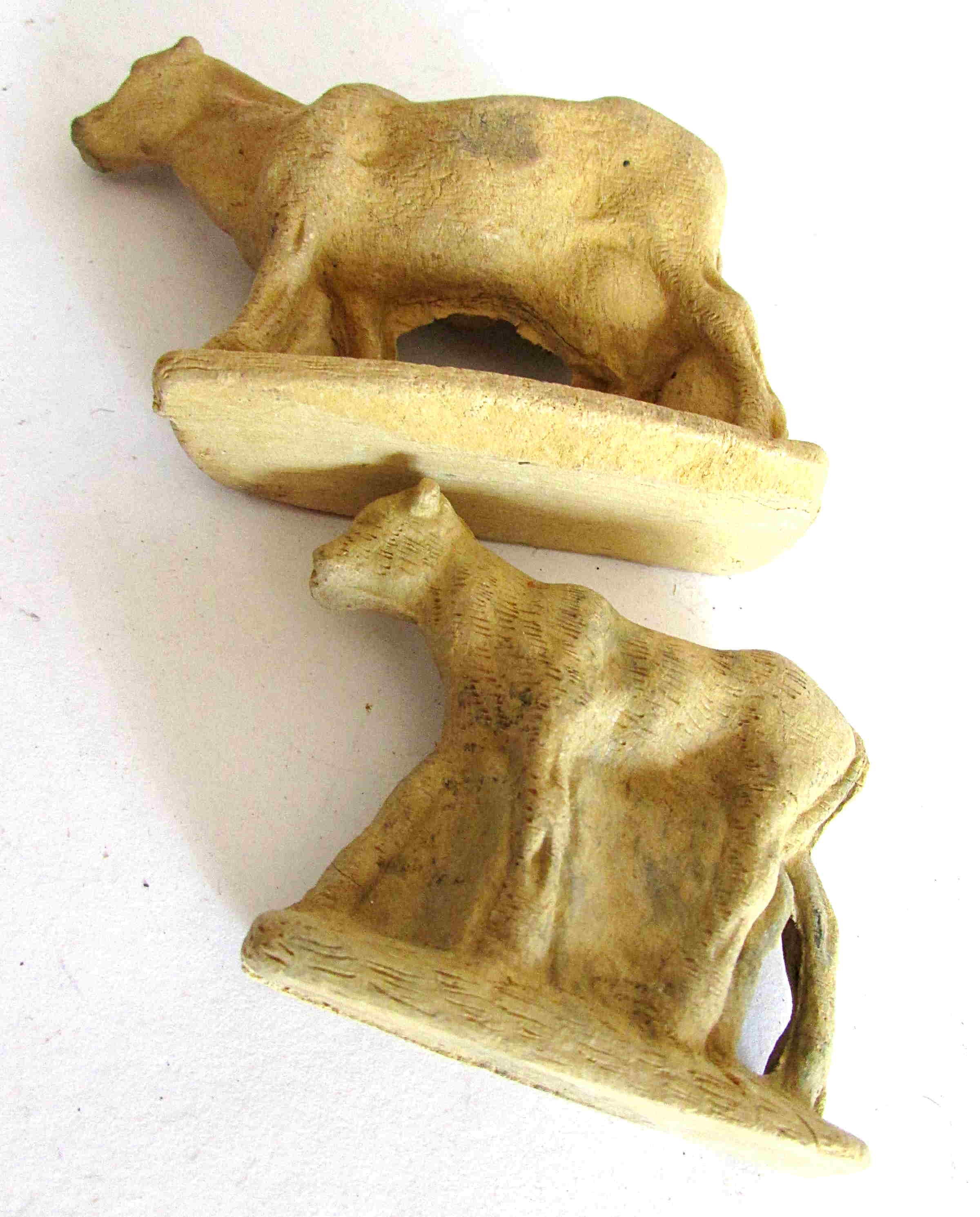 Antique Childs Toy Cow and Calf Set 3.5x2.25 Tall FREE - Etsy