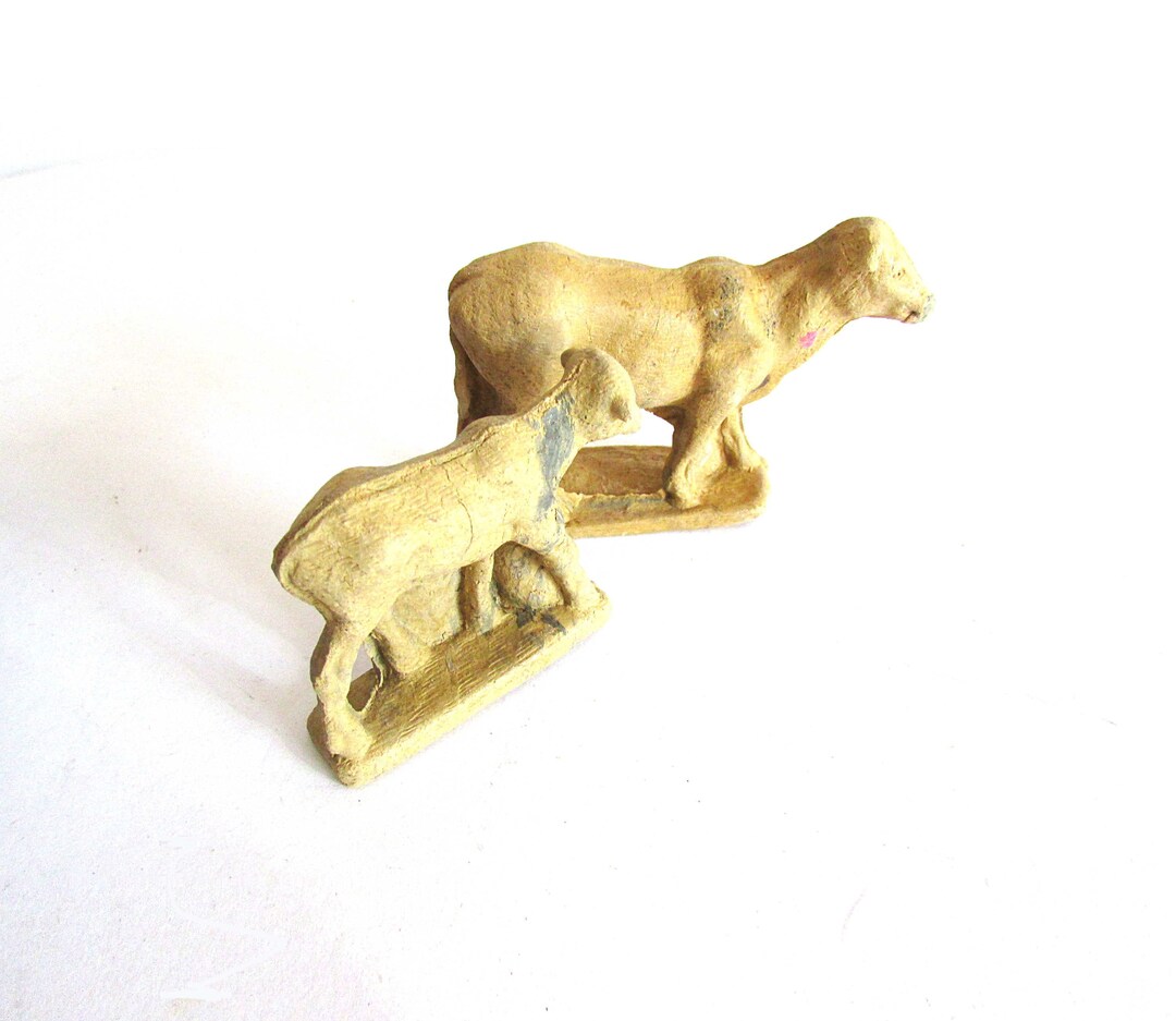 Antique Childs Toy Cow and Calf Set 3.5x2.25" Tall FREE SH - Etsy