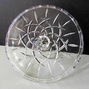 Vintage Elegant, Crystal Clear Glass, Lady Anne Cake Stand, 1831, Made ...