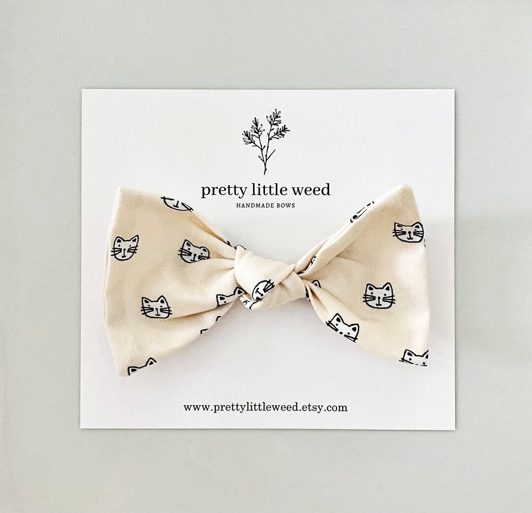 Toddler Cat Bow, Toddler Bow, Cat Hair Bow, Toddler Kitten Bow, Toddler ...