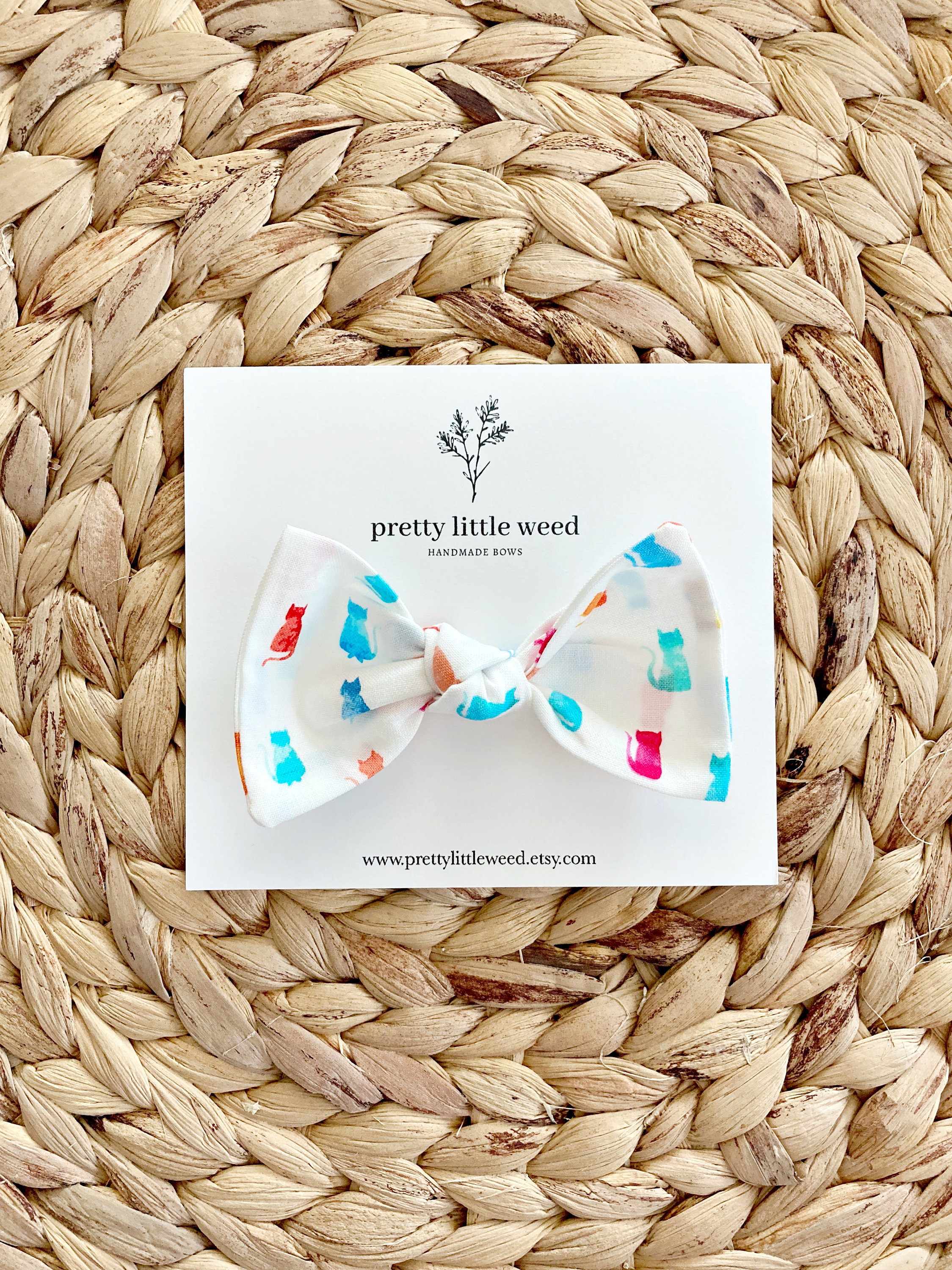 Cat hair bow toddler cat hair bow kitten hair bow cat bow | Etsy