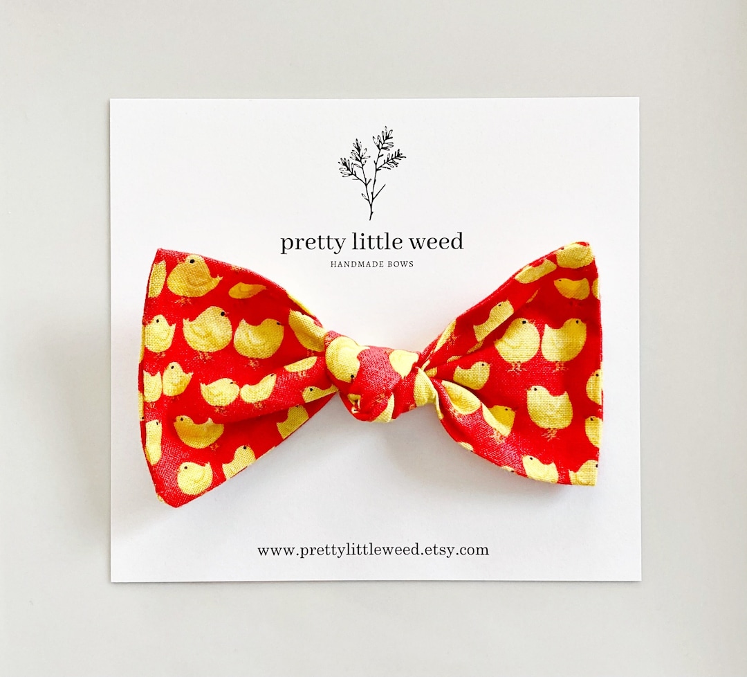 Chicken Hair Bow, Chicken Bow, Chicken Baby Bow, Farm Birthday Bow ...