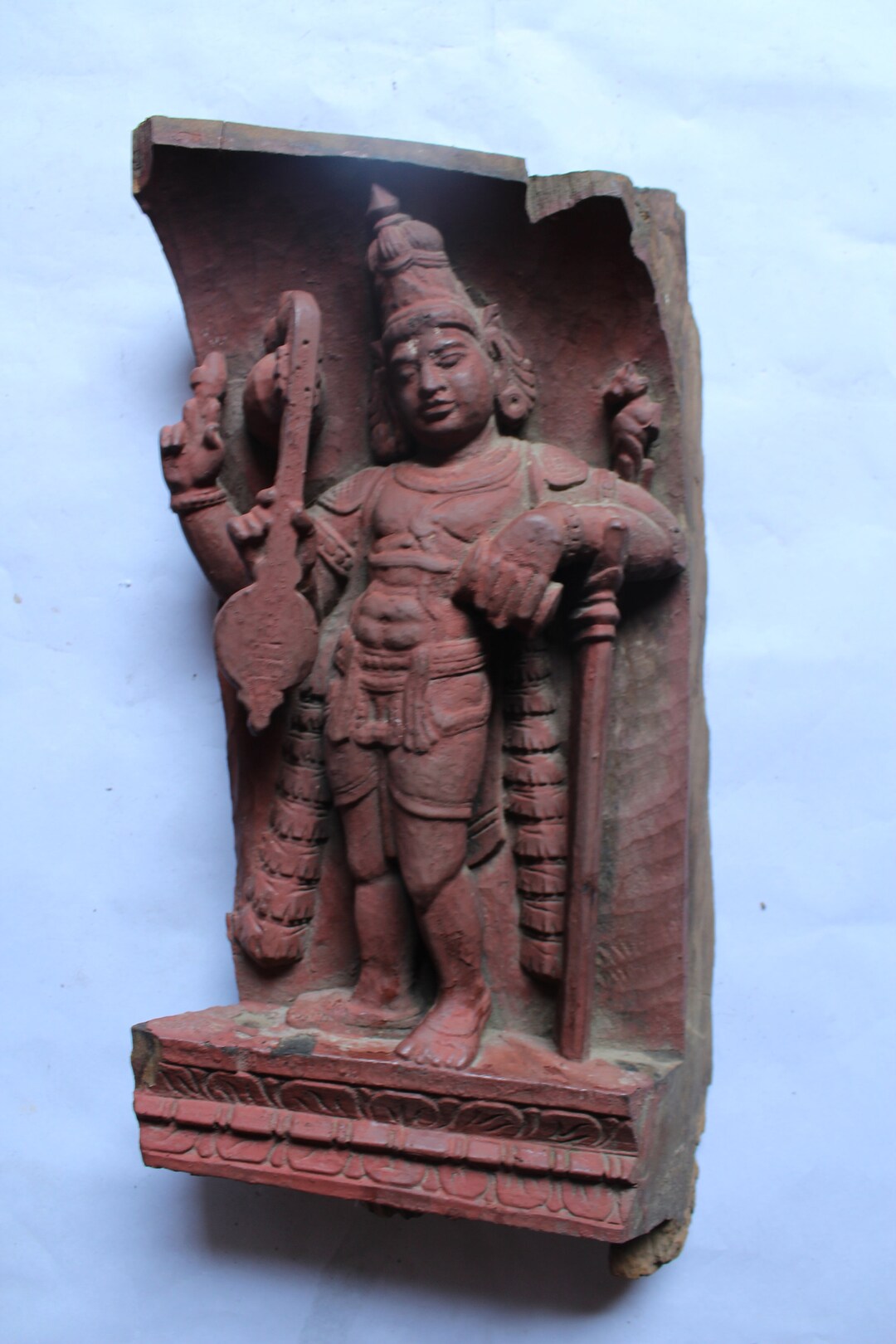 Wooden Chariots Hindu Rare Find Sculpture Fine Carving Old Collectible ...