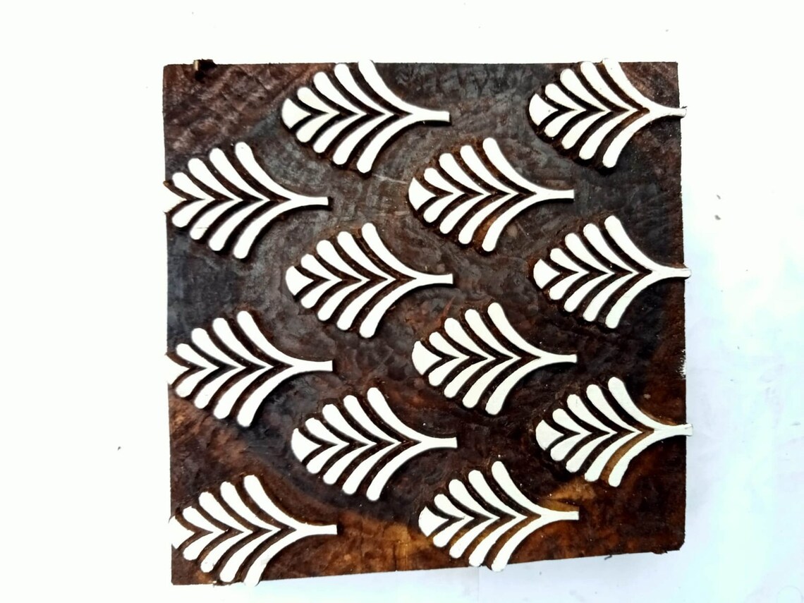 Fabric Printing Wooden Stamp Designs Patterns Dyi - Etsy