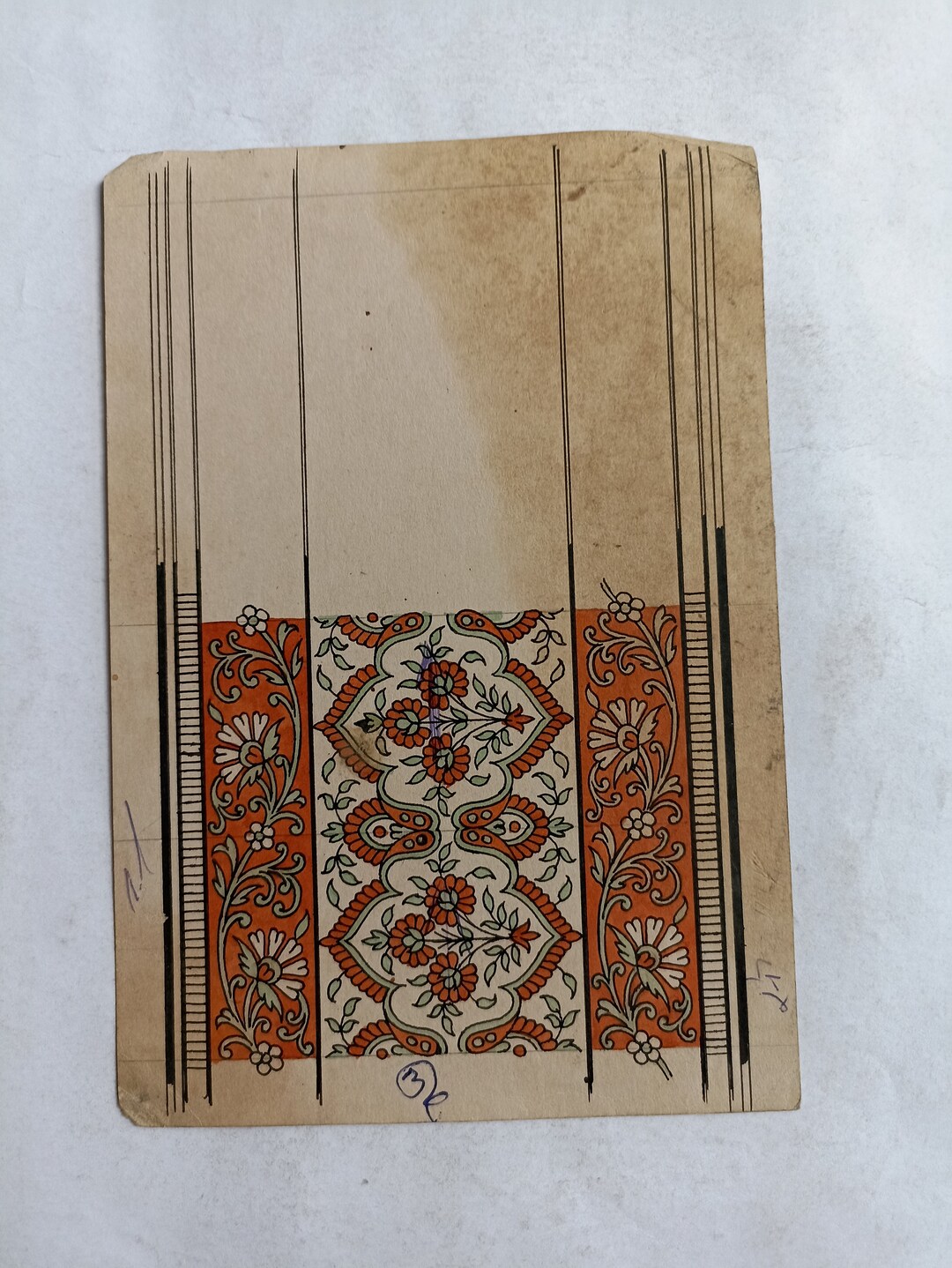 Old Vintage Designs Drawing Handmade Collectible Piece of Art - Etsy