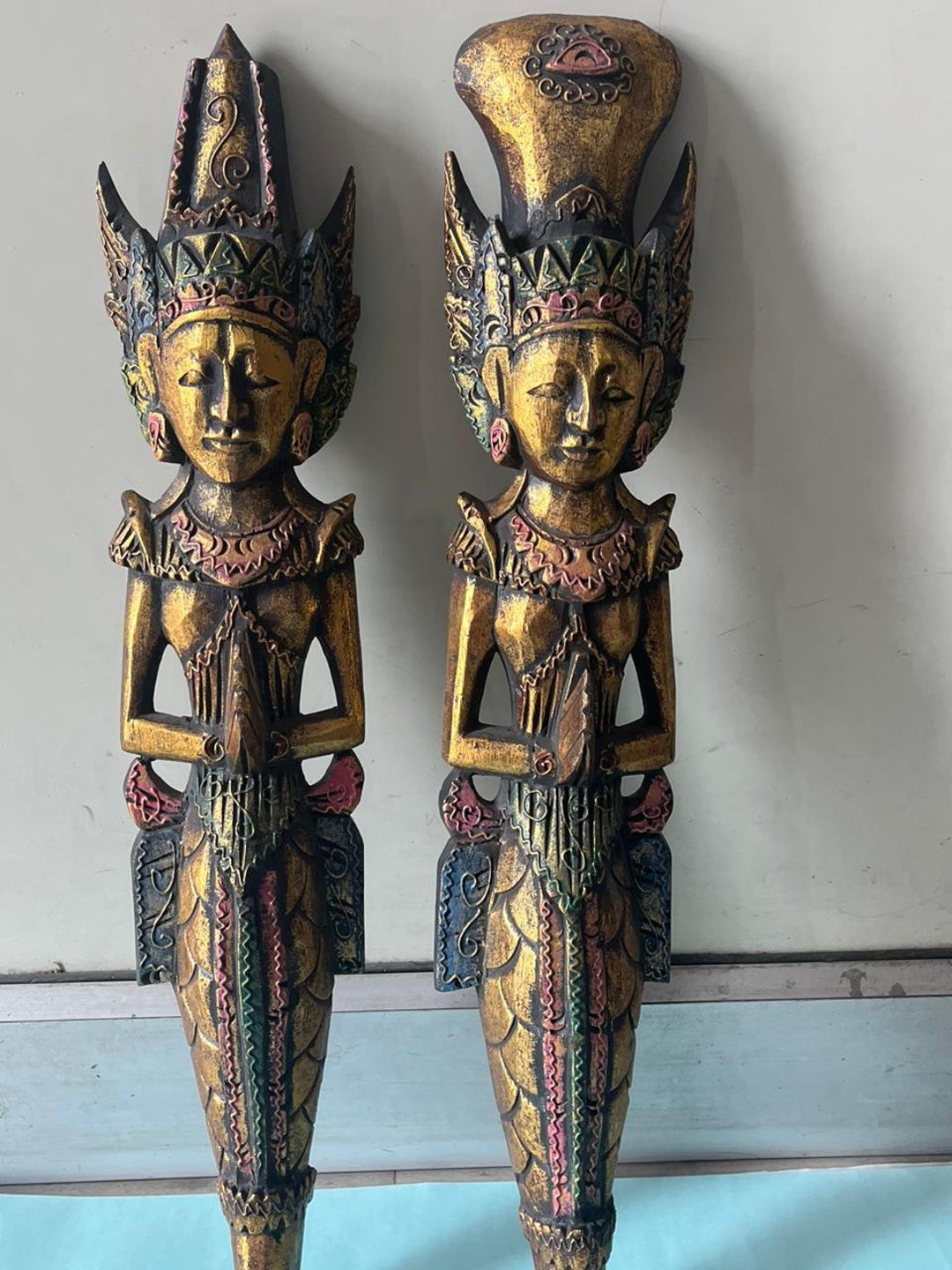 Welcome Dolls Indian Antique Rare Wooden Artifacts Door Panels - Etsy