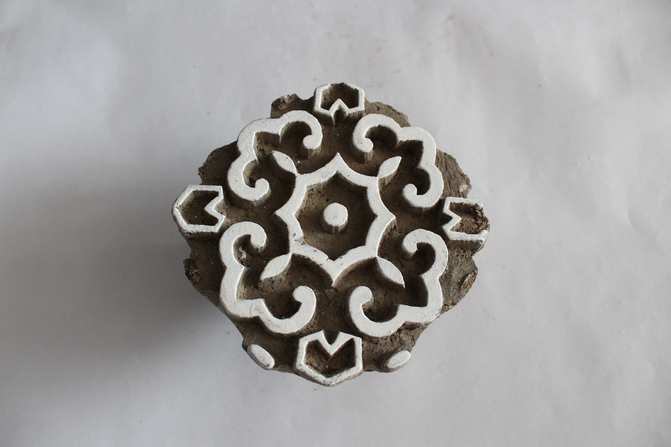 Block Print Fabric Border Designs Hand Curved Stamp Textile - Etsy