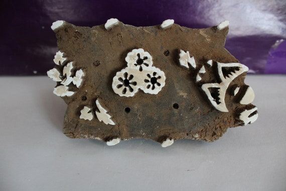 Stamping Craft Supplies & Tools Vintage wooden printing block stamp ...